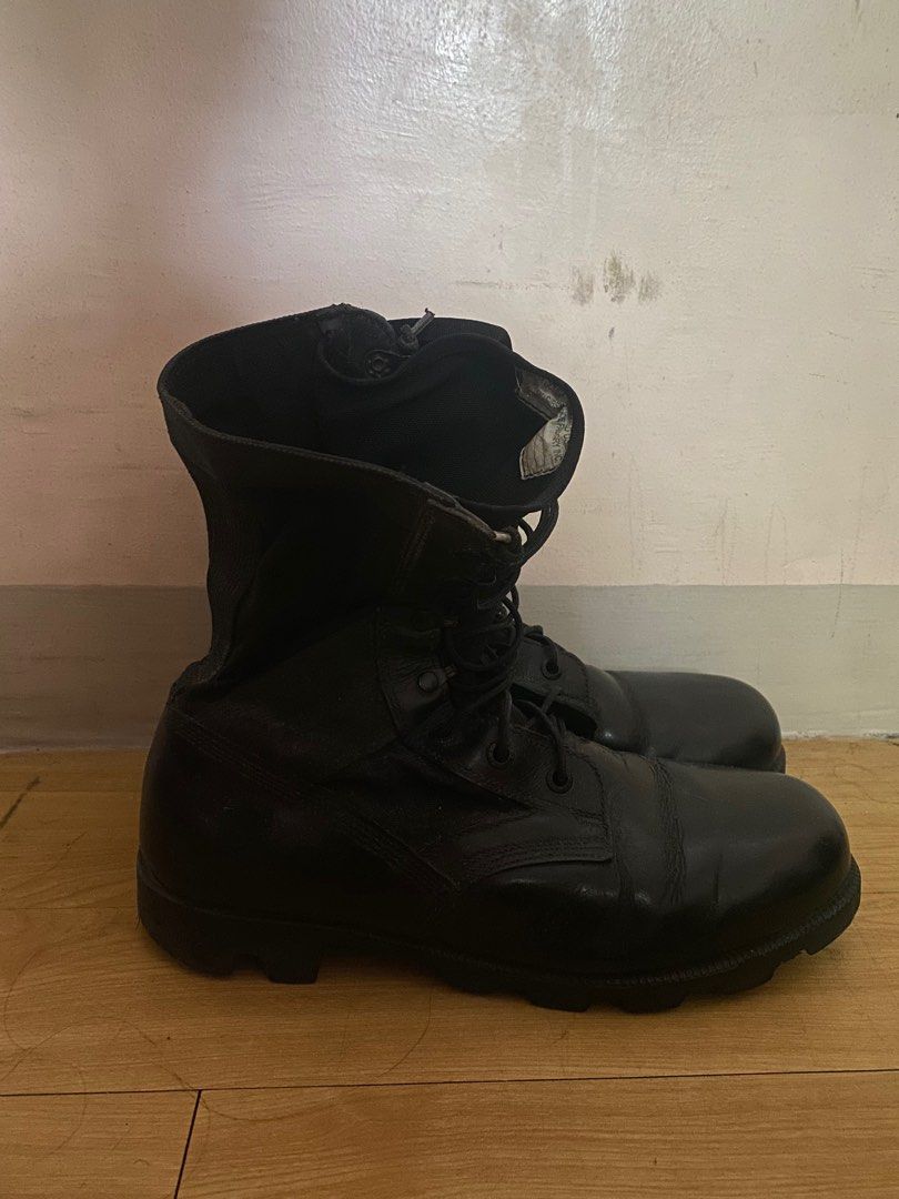 GIBSON COMBAT BOOTS - ROTC, Men's Fashion, Footwear, Boots on Carousell