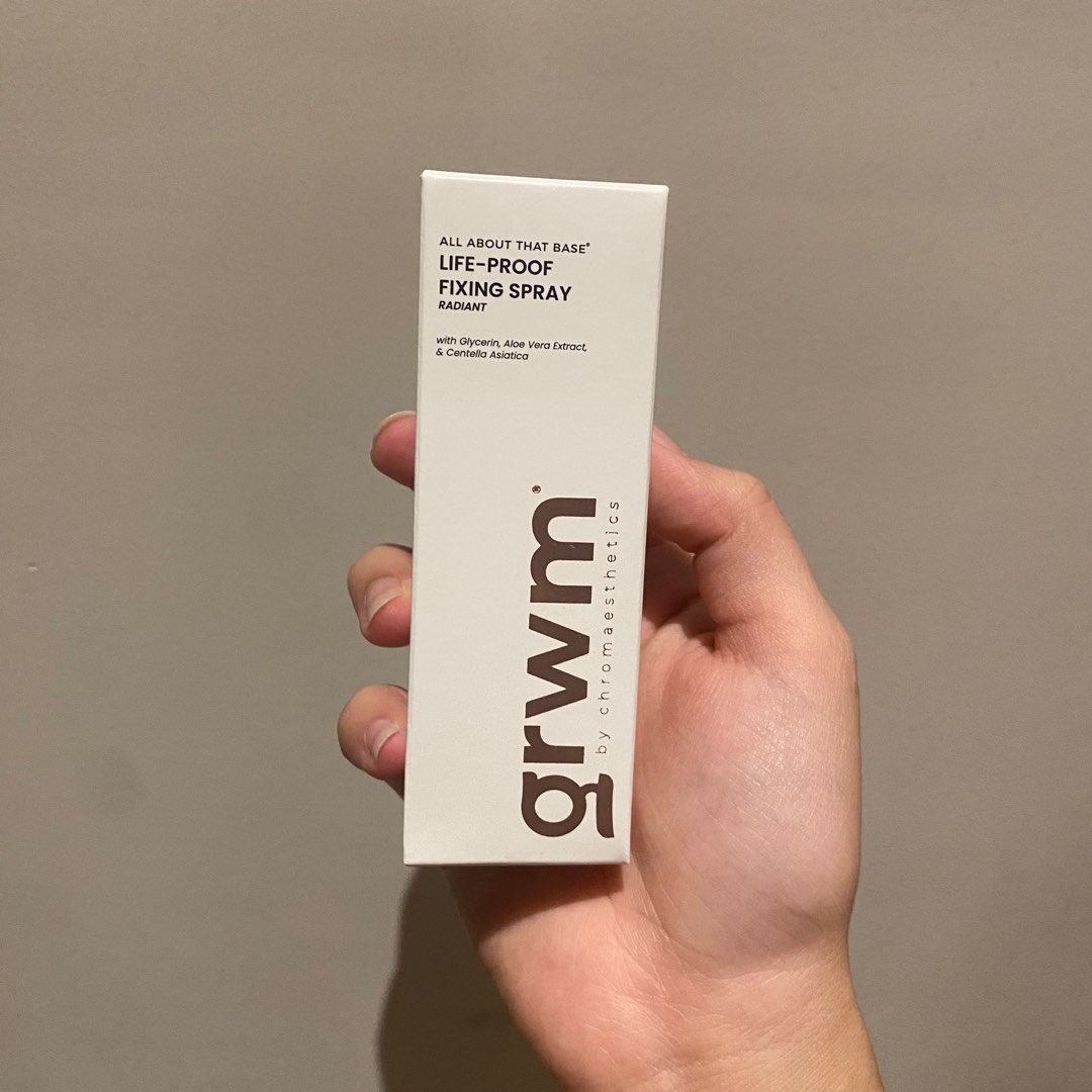 GRWM Cosmetics Life-Proof Fixing Spray Radiant Finish (30ml), Beauty ...