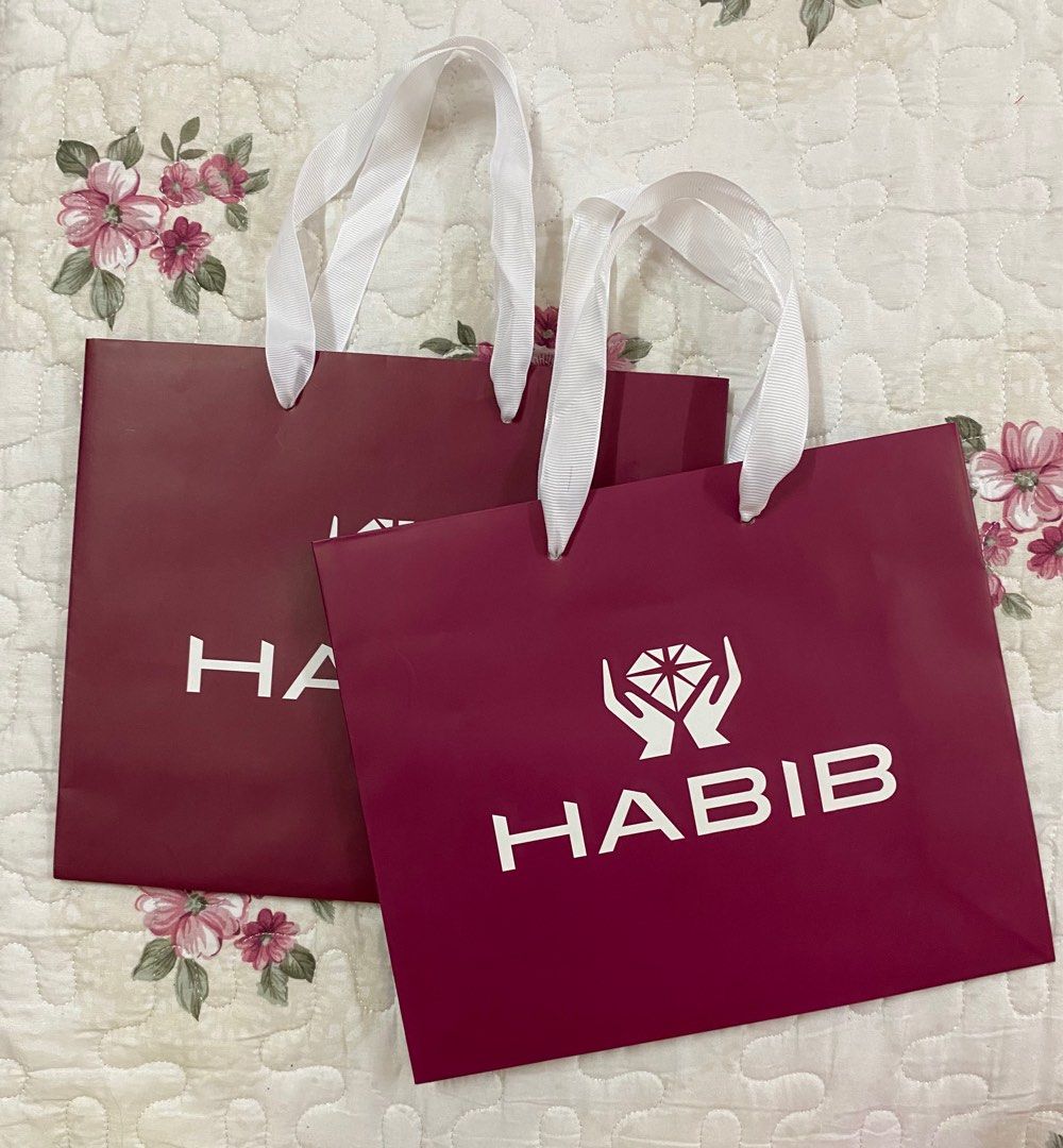Habib Jewels Paper Bag, Luxury, Accessories on Carousell