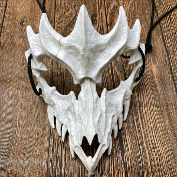 Halloween Creative Anime Skeleton Face Mask Full Face Half Face Mask ...