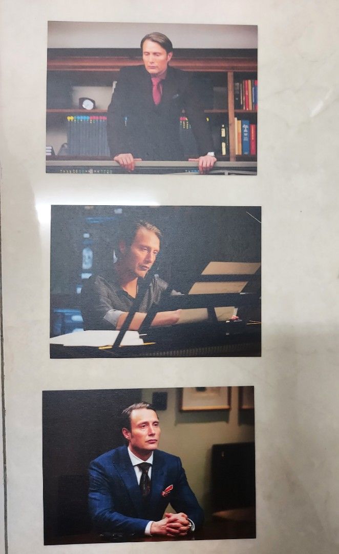Hannibal TV series matte postcard (Hannibal Lecter - Mads Mikkelsen ...