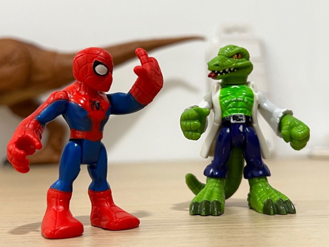 Hasbro 2011 Marvel Super Hero Adventures Spider-Man & Lizard man ...