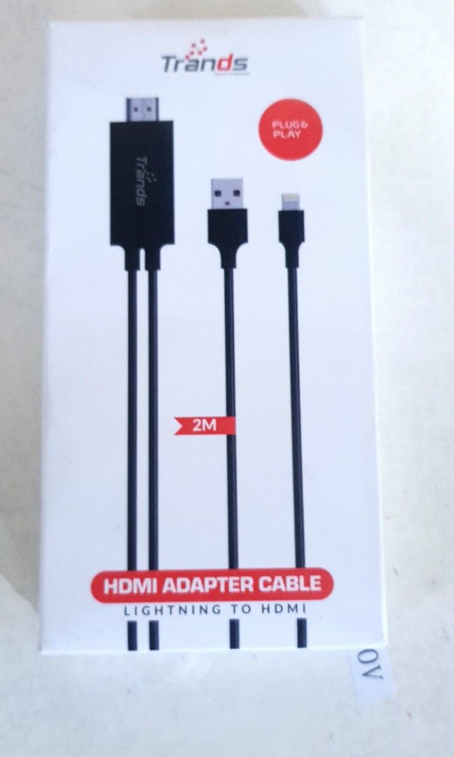 HDMI Adapter Cable (Lightning to HDMI), Mobile Phones & Gadgets, Mobile & Gadget Accessories ...