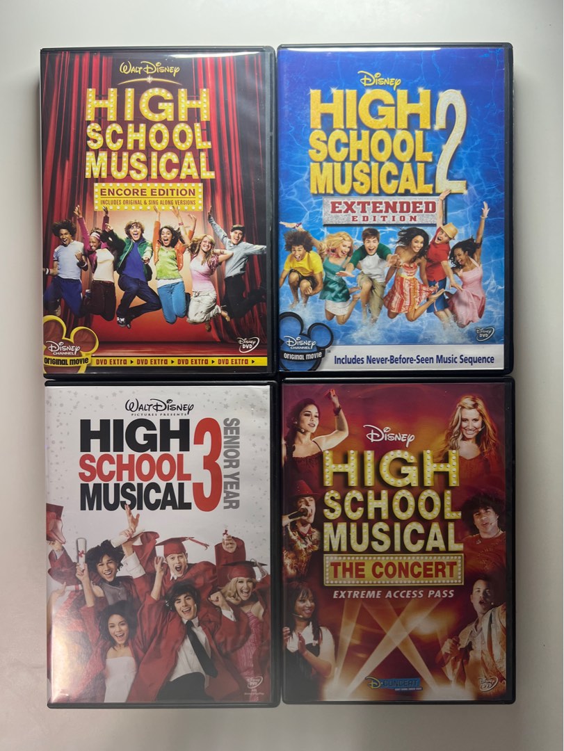 High School Musical DVDs (Original & Special Editons), 其他, 其他 - Carousell