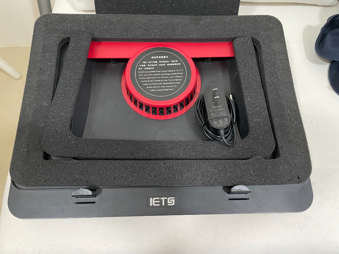 IETS GT500 S2 Laptop Cooler Stand RGB, Computers & Tech, Parts ...