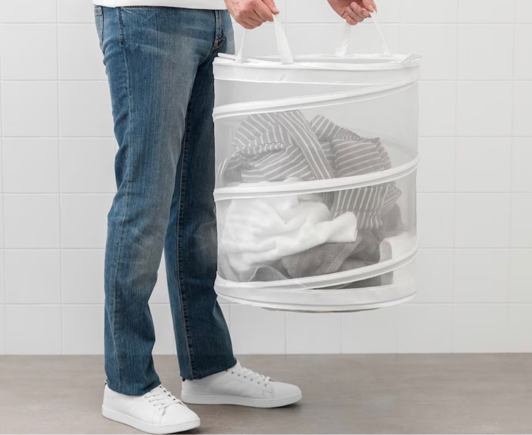 Ikea collapsible laundry basket, Furniture & Home Living, Home ...