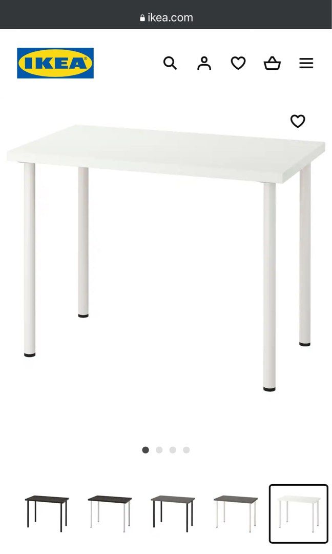 IKEA LINNMON table, Furniture & Home Living, Furniture, Tables & Sets ...