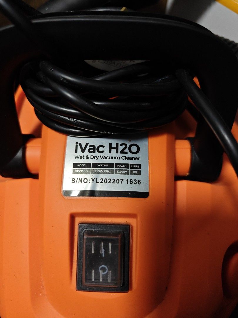 Ivac H2O, TV & Home Appliances, Vacuum Cleaner & Housekeeping on Carousell