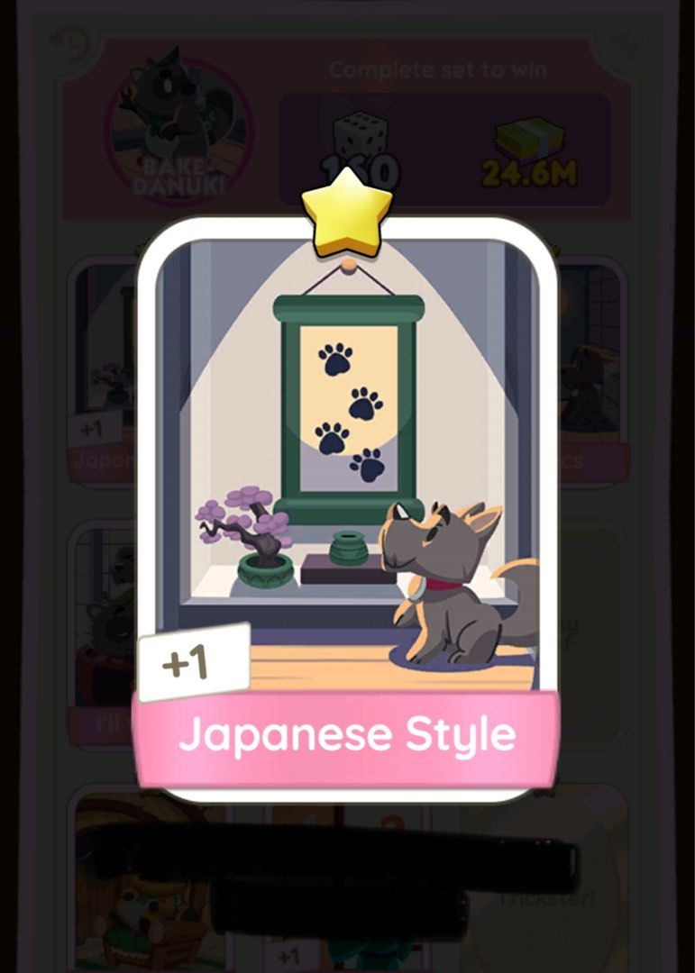 Japanese Style, Mimics, The Missing Hat - Monopoly Go, Hobbies & Toys ...