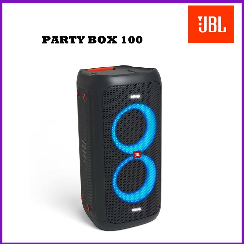 JBL PARTY BOX 100 Portable 160 W Bluetooth Party Speaker Black, Stereo ...