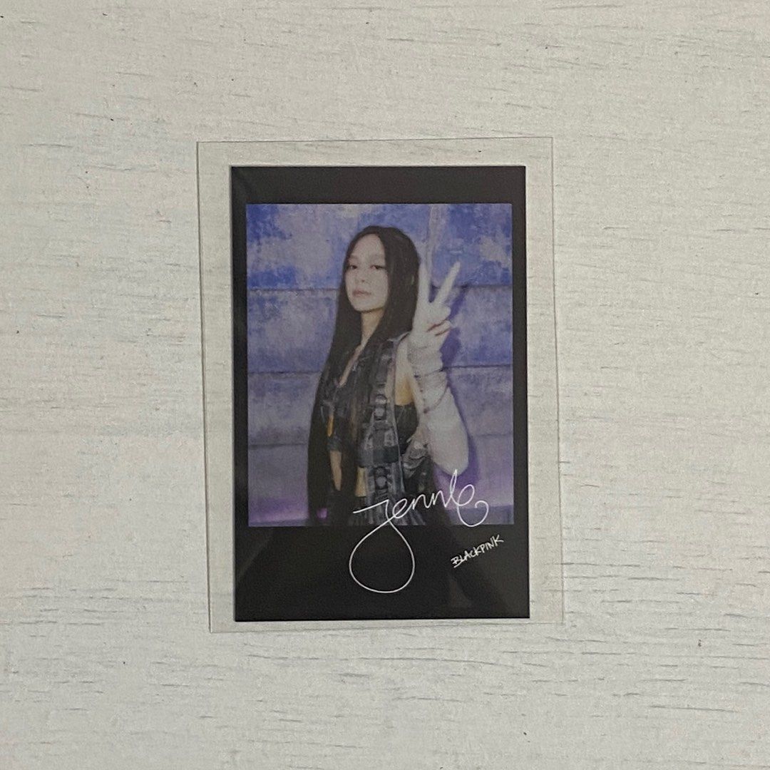 jennie lucky draw born pink ktown4u photocard pc blackpink wts lfb rare ...