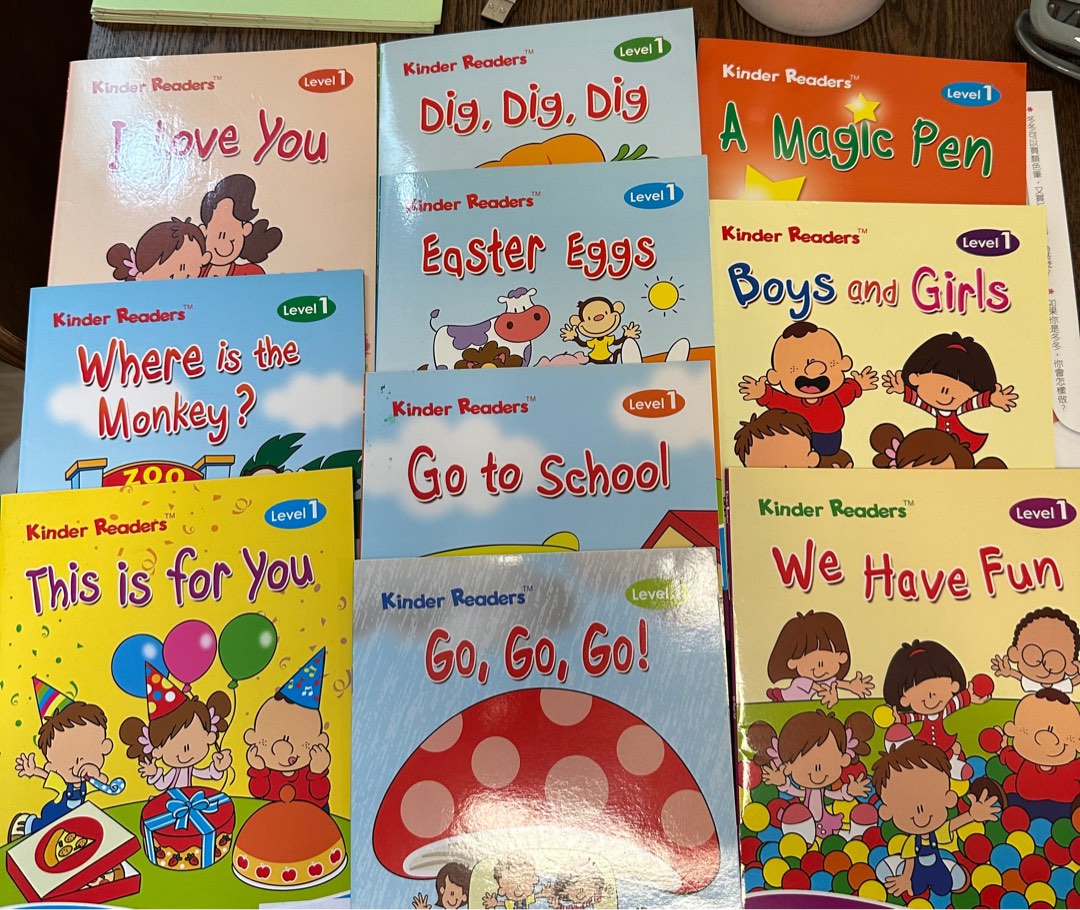 幼稚園 K1 English books 英文書 KRS, 興趣及遊戲, 書本 & 文具, 教科書 - Carousell