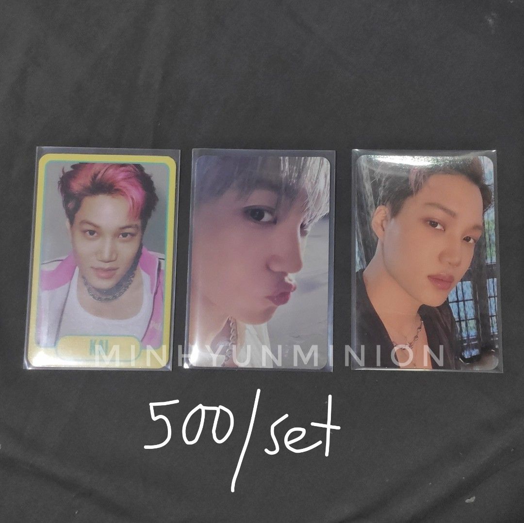Kai Cream Soda / Exist photocard set, Hobbies & Toys, Memorabilia ...