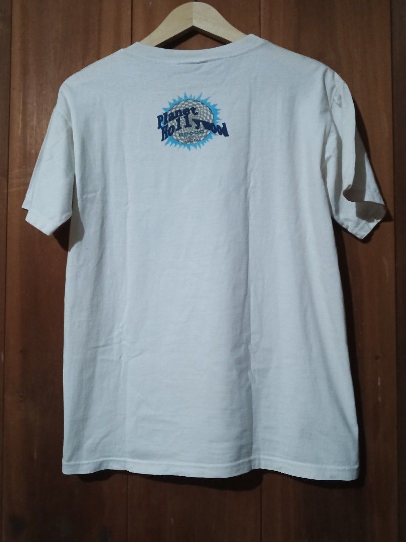 Kaos Planet Hollywood, Fesyen Pria, Pakaian , Atasan di Carousell