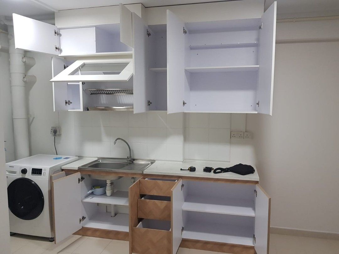 Kitchen Cabinet ( customised for rental flats ), Furniture & Home ...