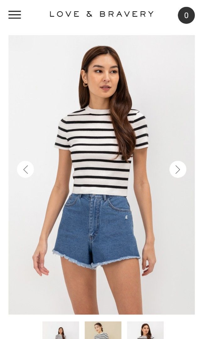 LAB Machara nautical stripes top, Women's Fashion, Tops, Other Tops on ...