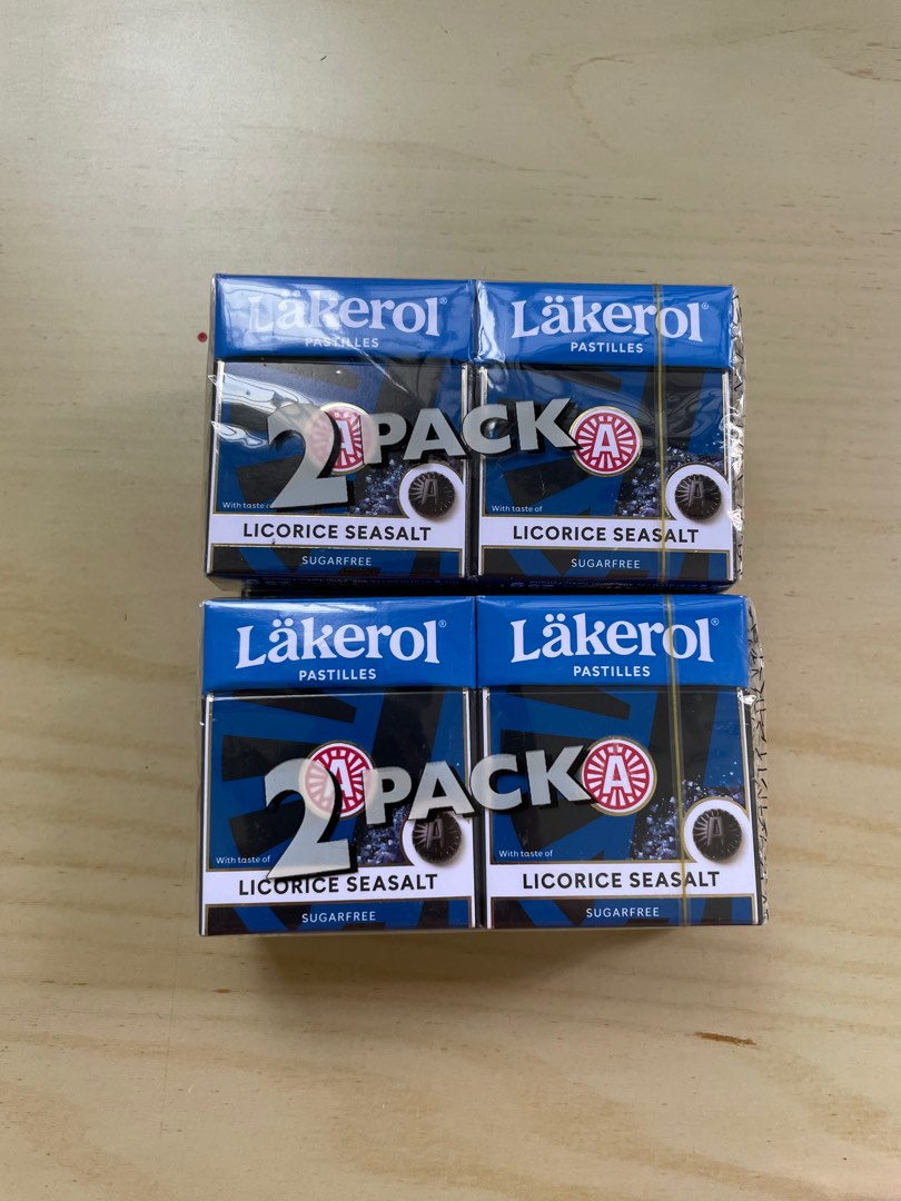 Lakerol Candy Licorice Seasalt Flavor (2-Pack), Food & Drinks, Other ...