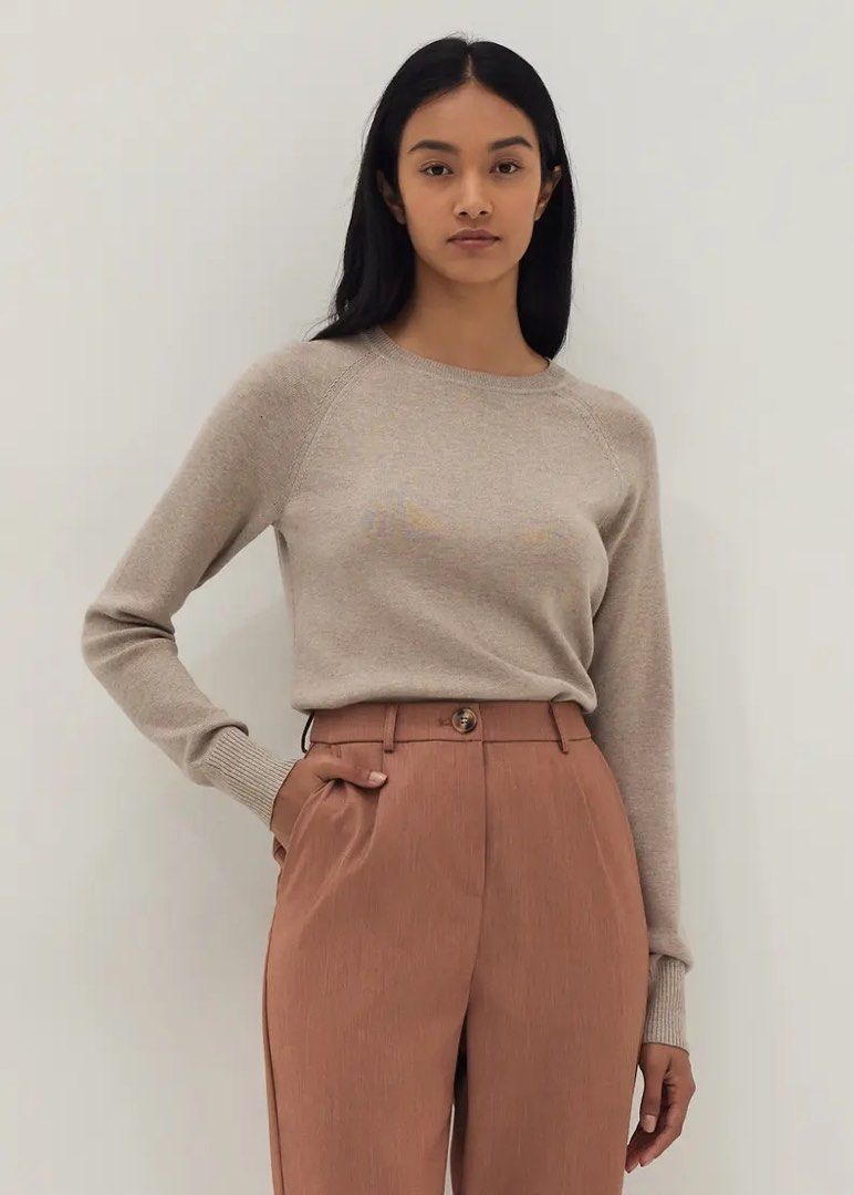 LB Gemma Glitter Wool Blend Sweater, Women's Fashion, Coats, Jackets ...