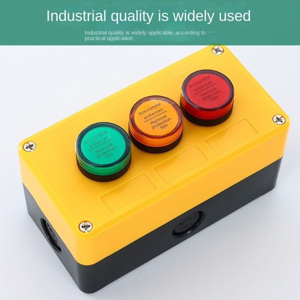 LED Indicator Light 12v 24v 220v 380v Red Green Yellow Blue Signal ...