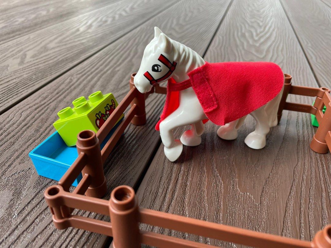 Lego Duplo 10806 Farm Horses, Hobbies & Toys, Toys & Games on Carousell