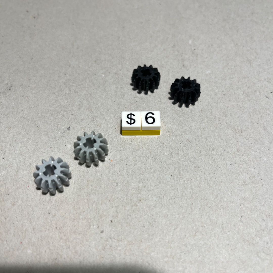 Lego Technic Gear Tooth Parts, 興趣及遊戲, 玩具 & 遊戲類 - Carousell
