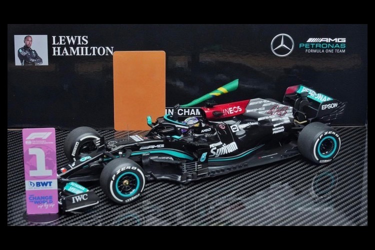 Lewis Hamilton 2021 Brazilian GP Winner Mercedes 1/18th scale F1 Car ...