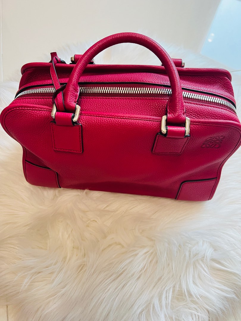 Loewe Amazonian Raspberry Bag, Luxury, Bags & Wallets on Carousell