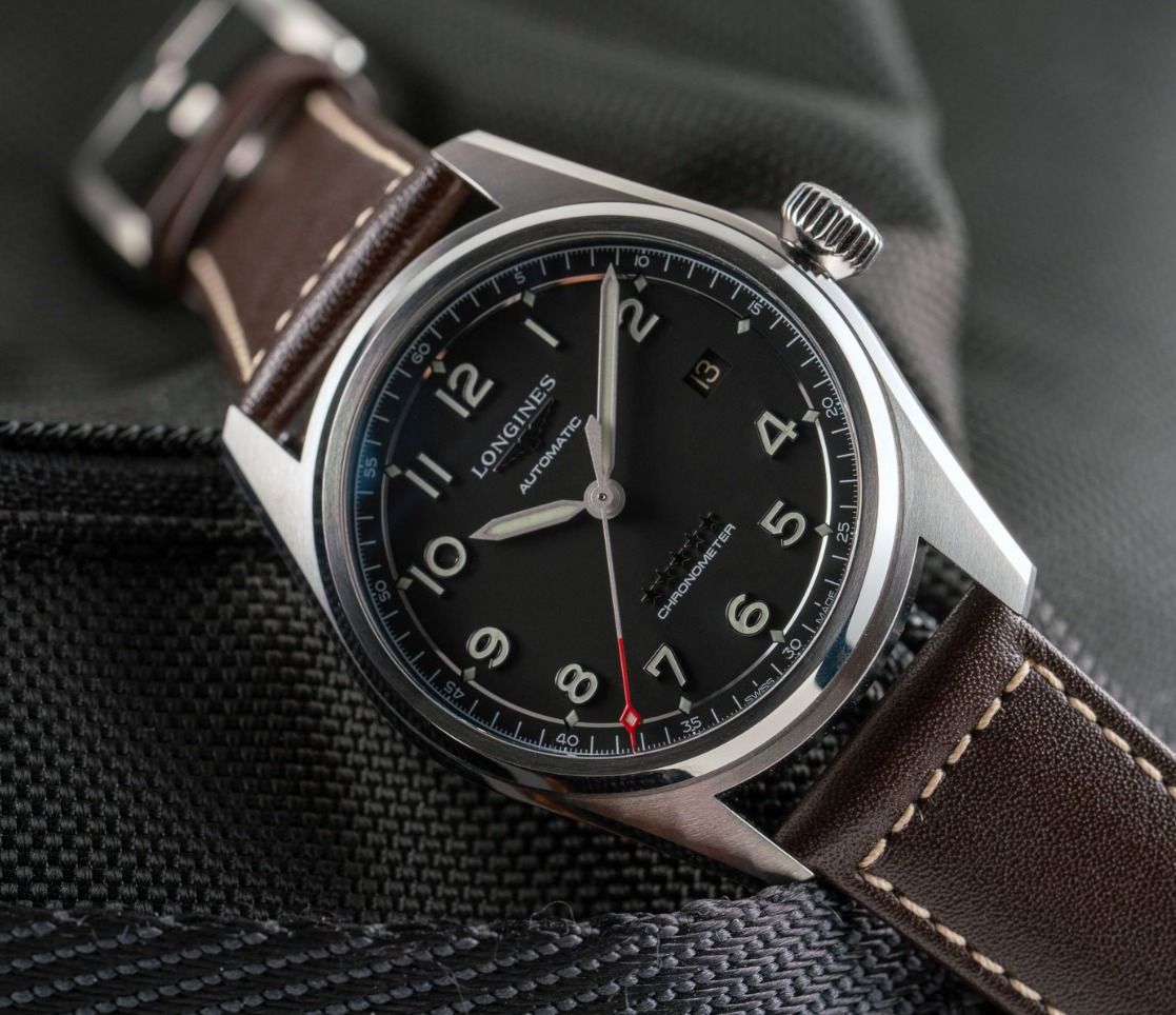 [SOLD] Longines Spirit Automatic 40mm (Matte Black Dial), Luxury ...