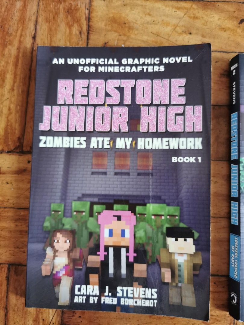 LOT OF 3 REDSTONE JUNIOR HIGH - AN UNOFFICIAL GRAPHIC NOVEL FOR ...