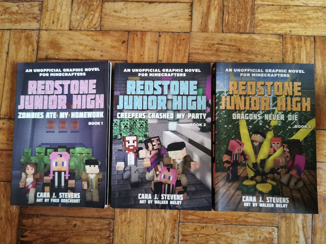 LOT OF 3 REDSTONE JUNIOR HIGH - AN UNOFFICIAL GRAPHIC NOVEL FOR ...