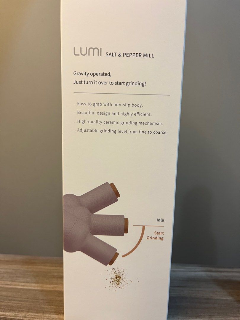 MARI STEIGER Gravity Electric Pepper Grinder Pink Salt Grinder One ...