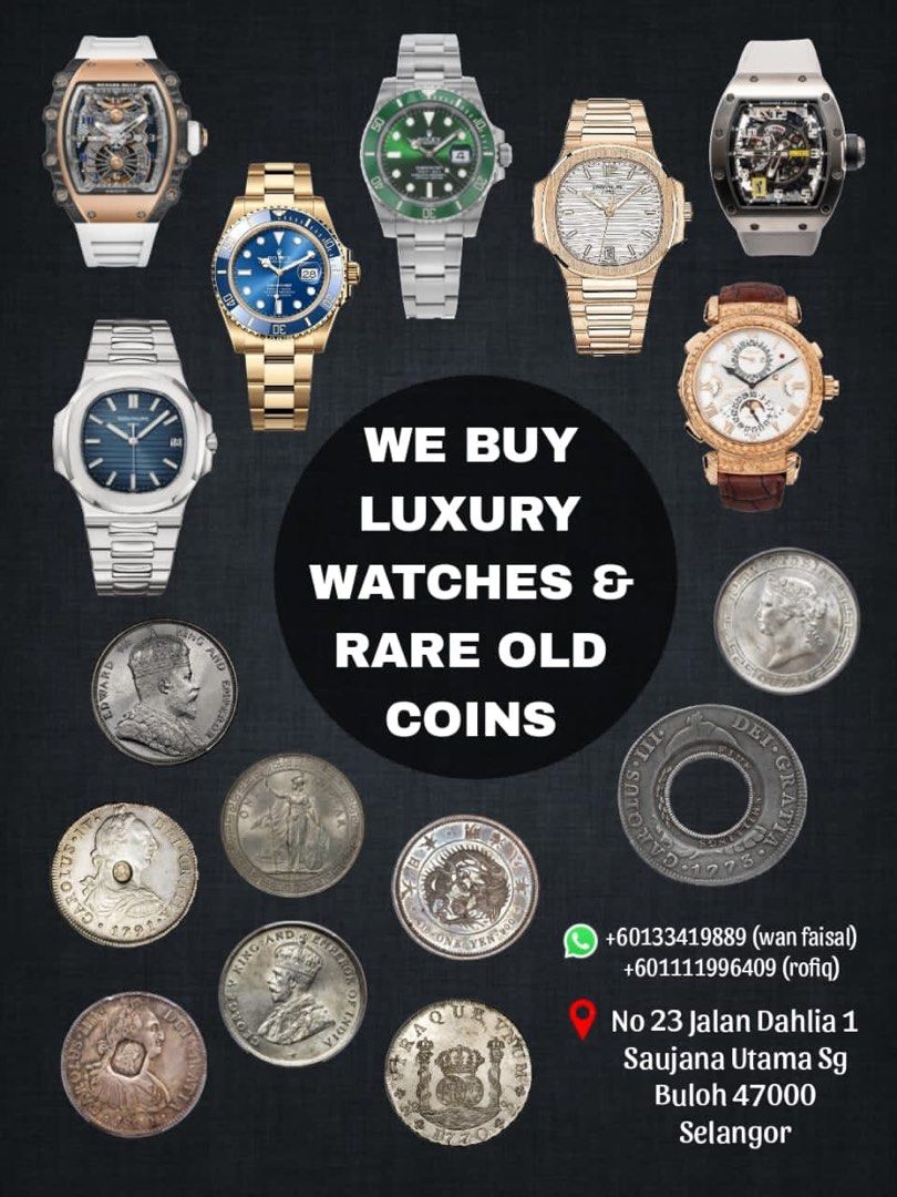 Matawang lama, old currency Rolex Luxury watches, Men's Fashion ...
