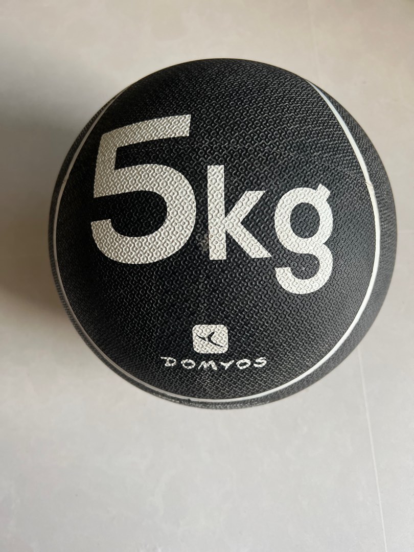 Medicine Ball 5kg, Sports Equipment, Exercise & Fitness, Toning ...