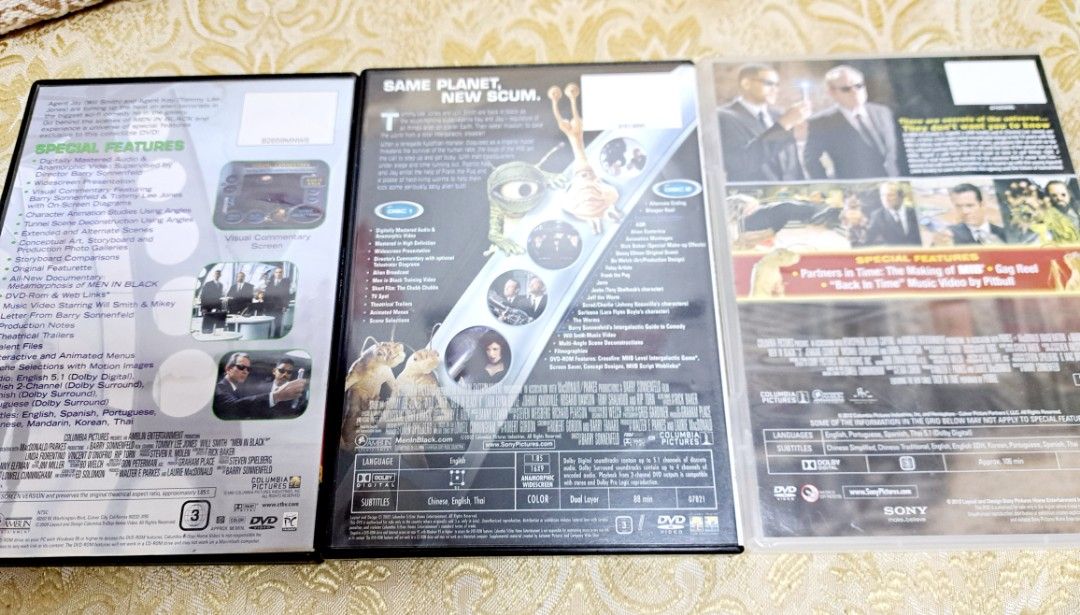 MIB 黑超特警組 三集 dvd 絕版, 興趣及遊戲, 音樂、樂器 & 配件, 音樂與媒體 - CD 及 DVD - Carousell