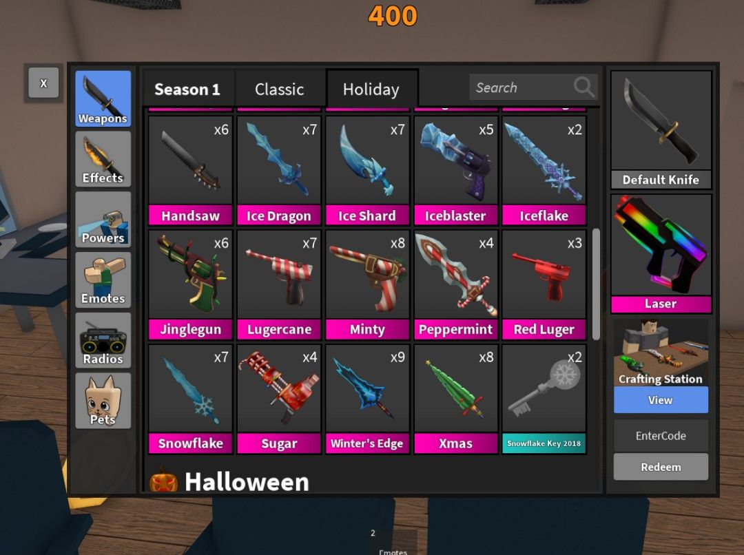 MM2 Chroma - Godly Knives Guns Roblox all on picture are instock, Video ...