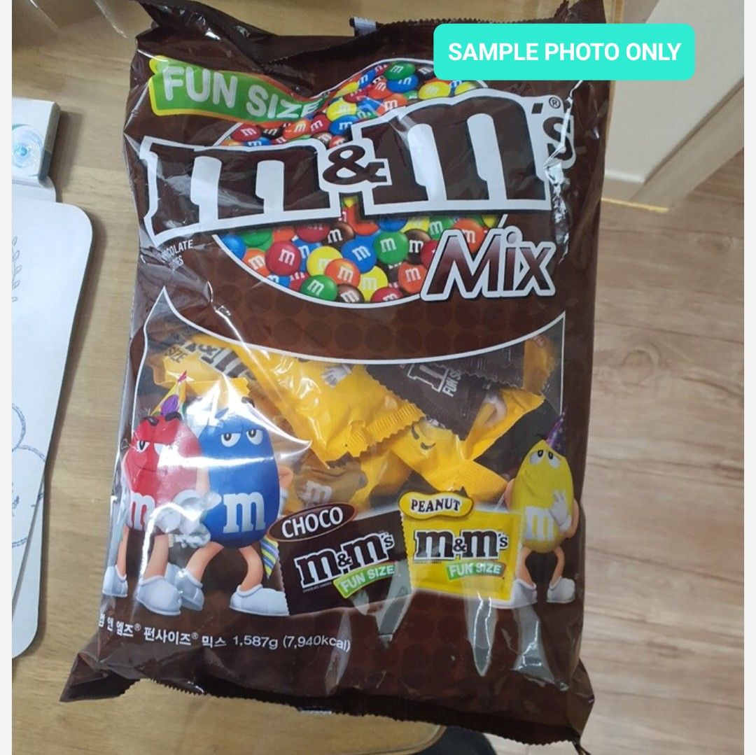 M&M's Mix Fun Size 1.58kg, Food & Drinks, Packaged & Instant Food on ...