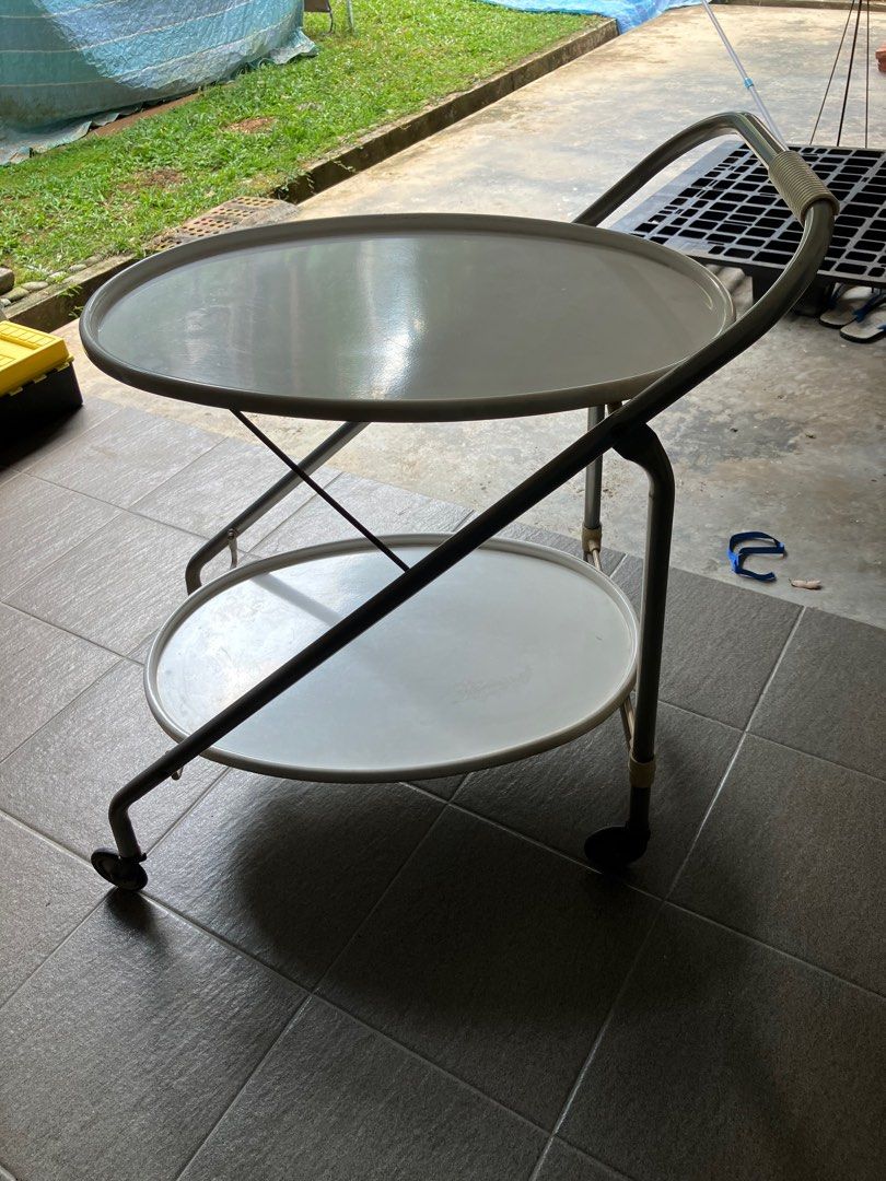 Mobile Tea Trolley, Furniture & Home Living, Kitchenware & Tableware ...