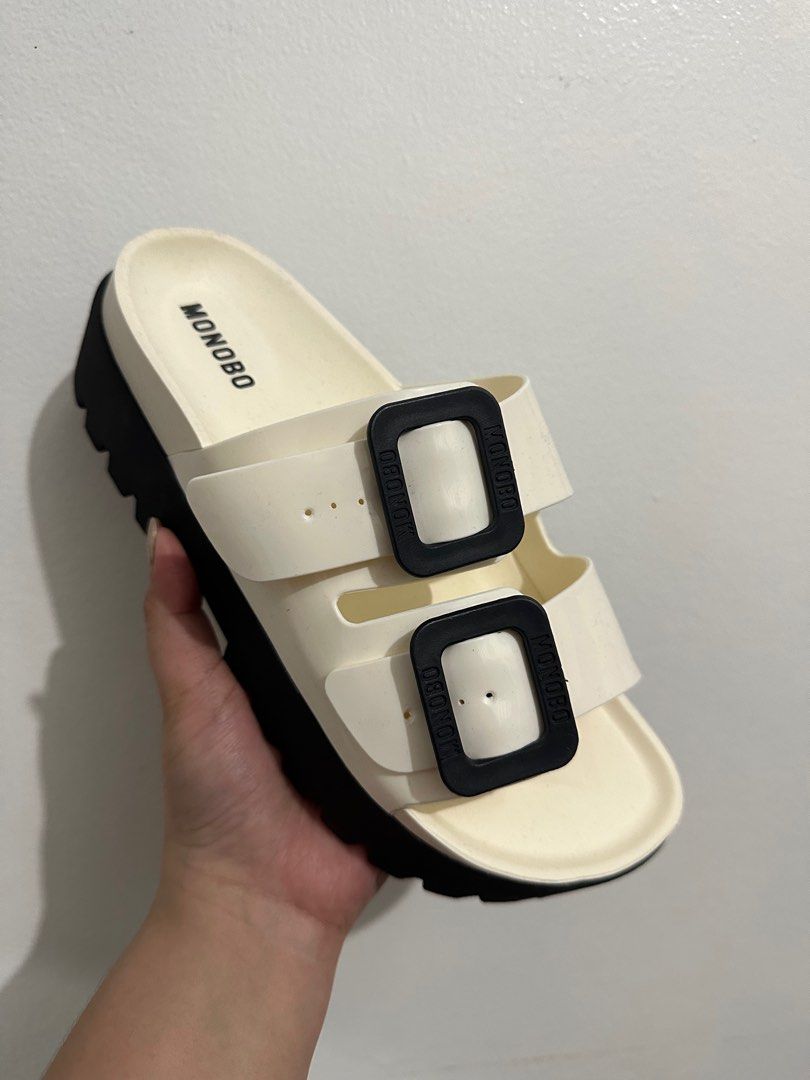 Monobo 2 Strap Slippers US7, Women's Fashion, Footwear, Flats & Sandals ...