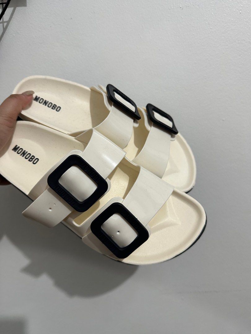 Monobo 2 Strap Slippers US7, Women's Fashion, Footwear, Flats & Sandals ...