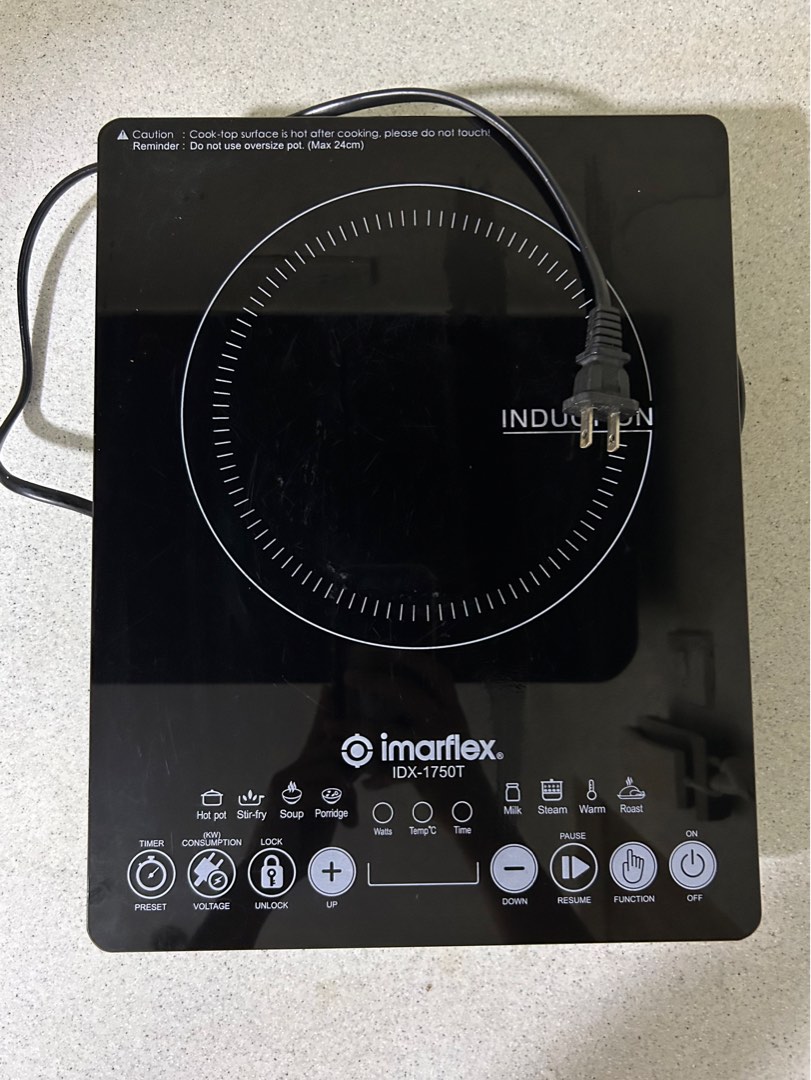 ‼️MOVING OUT SALE‼️ Induction cooker with Touch control Panel (Imarflex ...