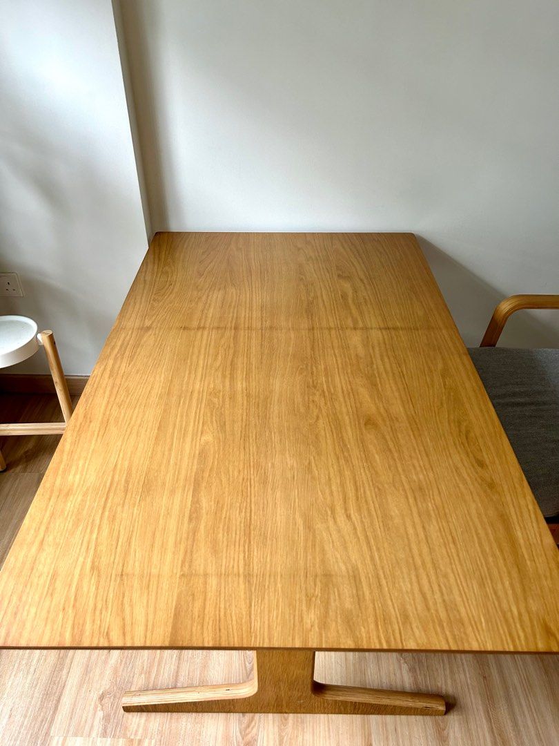 Muji Living Dining Table & Chair Set, Furniture & Home Living ...