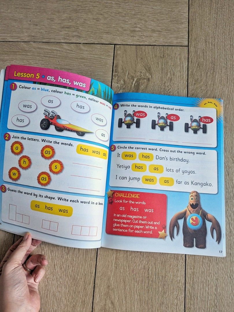My First Sight Words - Kindergarten English Activity Book, Hobbies ...