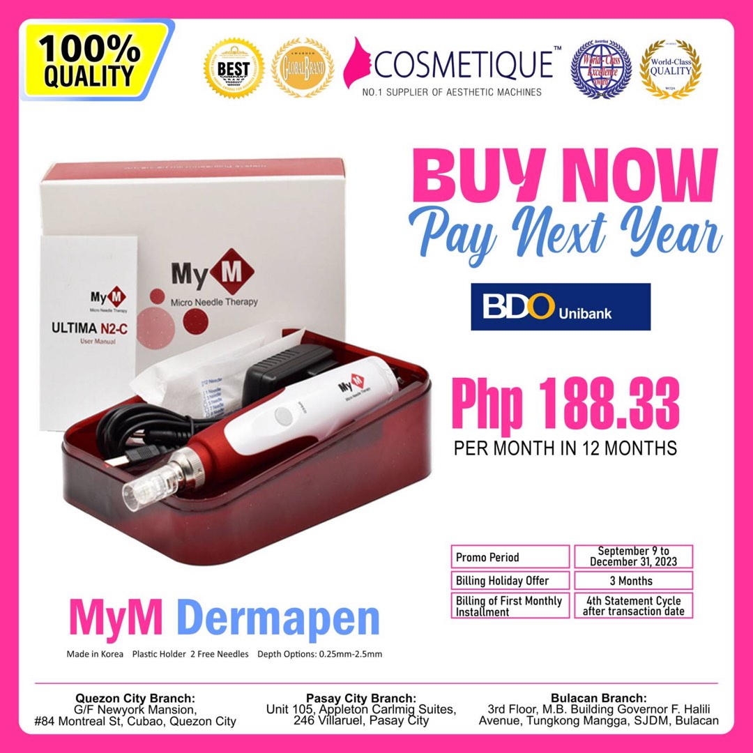 Mym Dermapen Facial Machine Dermastamp For Bb Glow Facial, Beauty ...