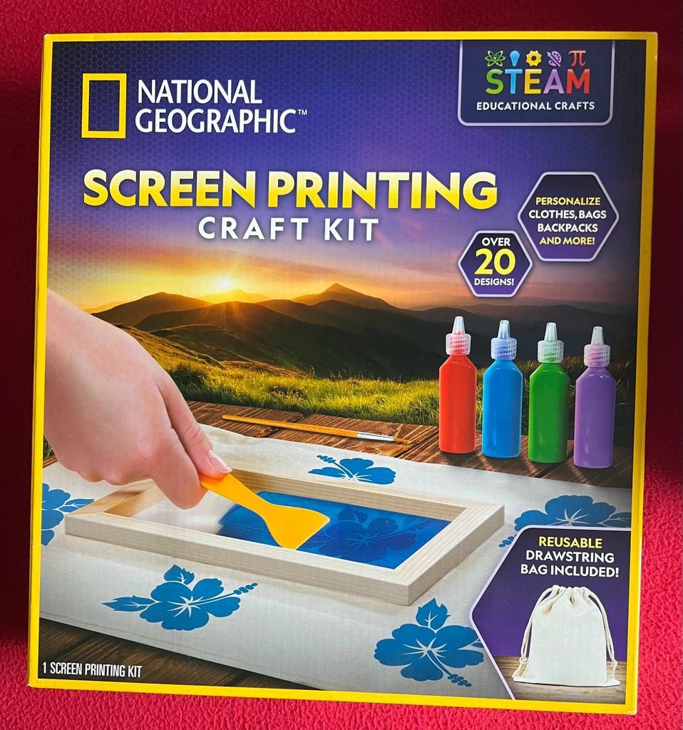 National Geographic Screen Printing Craft Kit, Hobbies & Toys ...