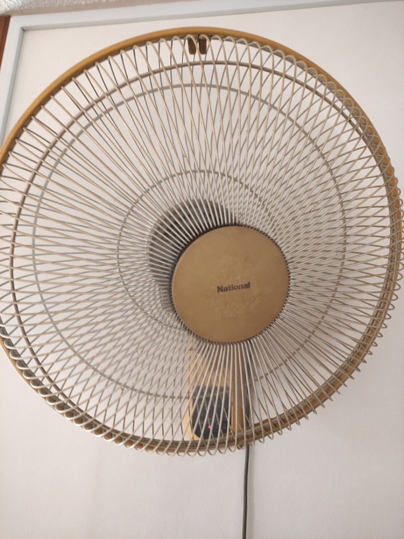 National wall fan (white), Furniture & Home Living, Lighting & Fans ...