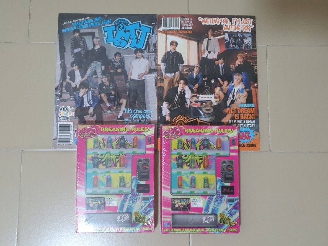 nct dream istj vending machine, introvert pb, extrovert pb, Hobbies ...