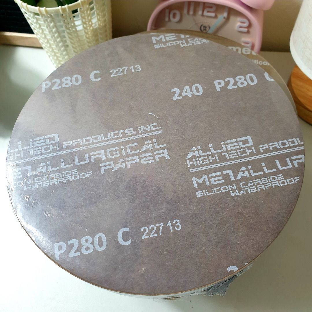 New 8" Waterproof Sandpaper 240 Grit SCAH 100Pcs/pack Plain Disc ...