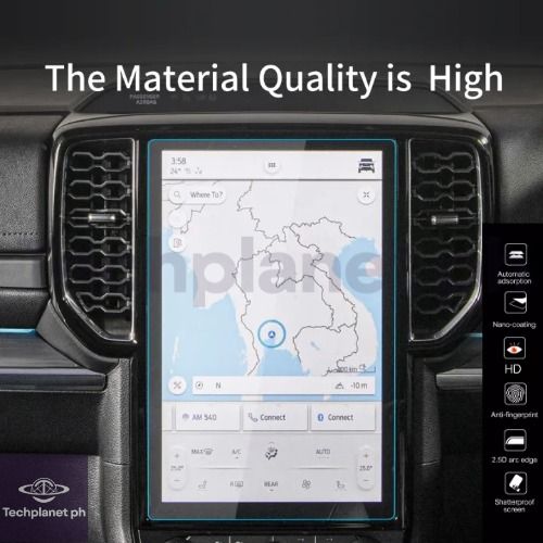 Next Gen Ford Ranger Raptor Ford Everest Infotainment Tempered Glass ...