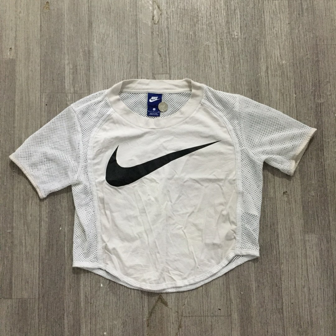 Nike Big Check Sports Hanging/Croptop - Small, Women's Fashion, Tops ...