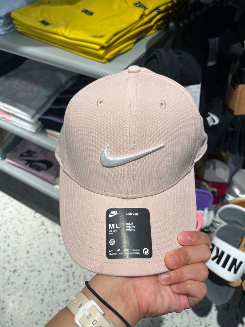 Nike Cap (Pink-drifit), Men's Fashion, Watches & Accessories, Caps ...